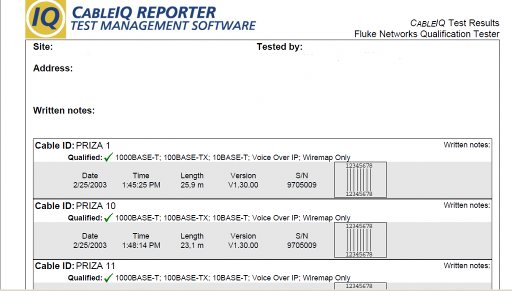 Cablare structurata voce si date